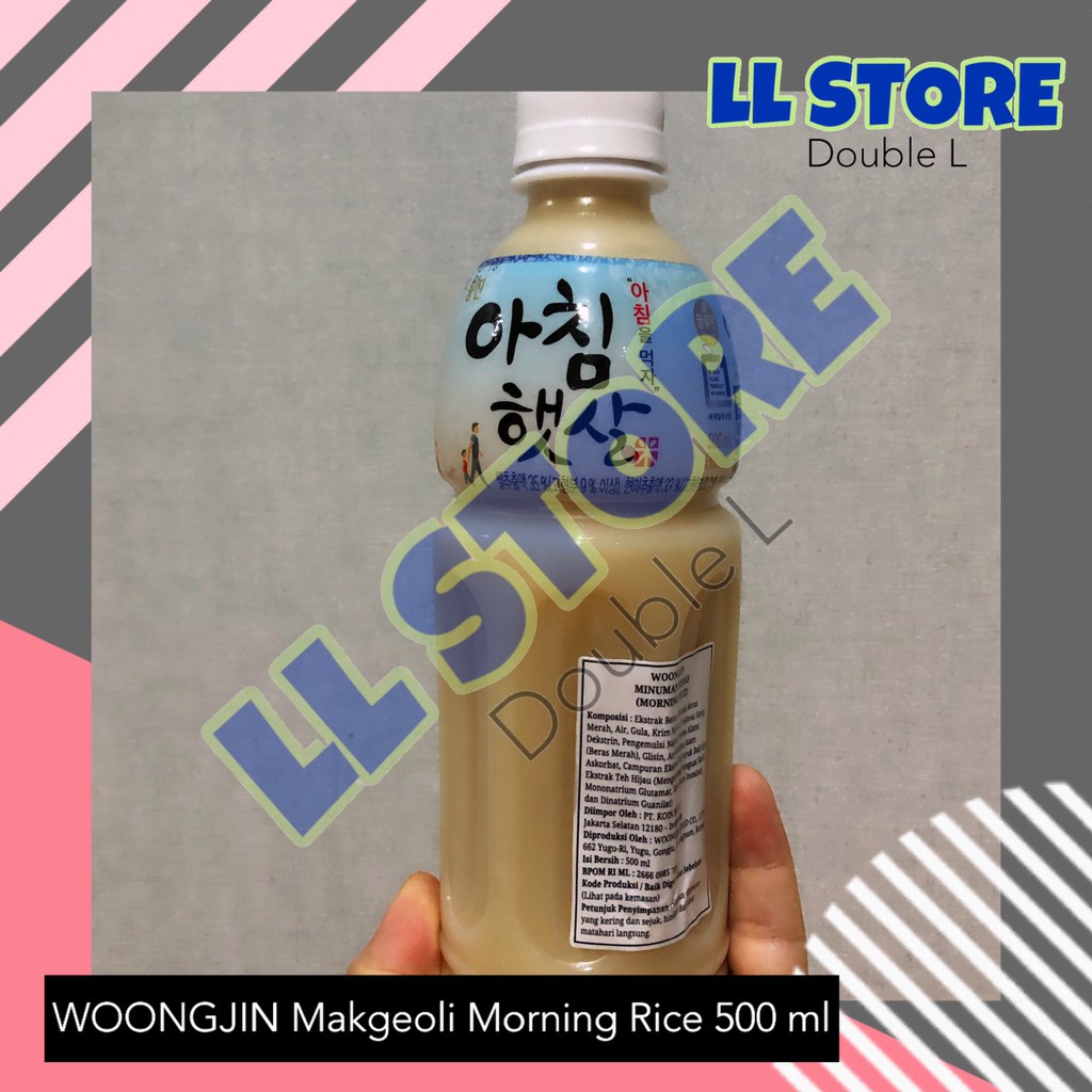 Jual WOONGJIN MORNING RICE | MAKGEOLI | MINUMAN BERAS KOREA 500 ML ...