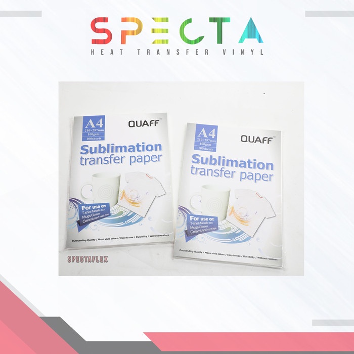 Jual Limited Specta Sublimation Transfer Paper A4 Kertas Sublim A4 Kaos ...