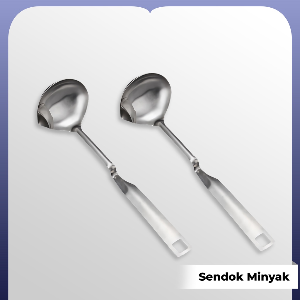 Jual BINGBING Sendok Kuah Pemisah Minyak / Sendok Soup Stainless Steel ...