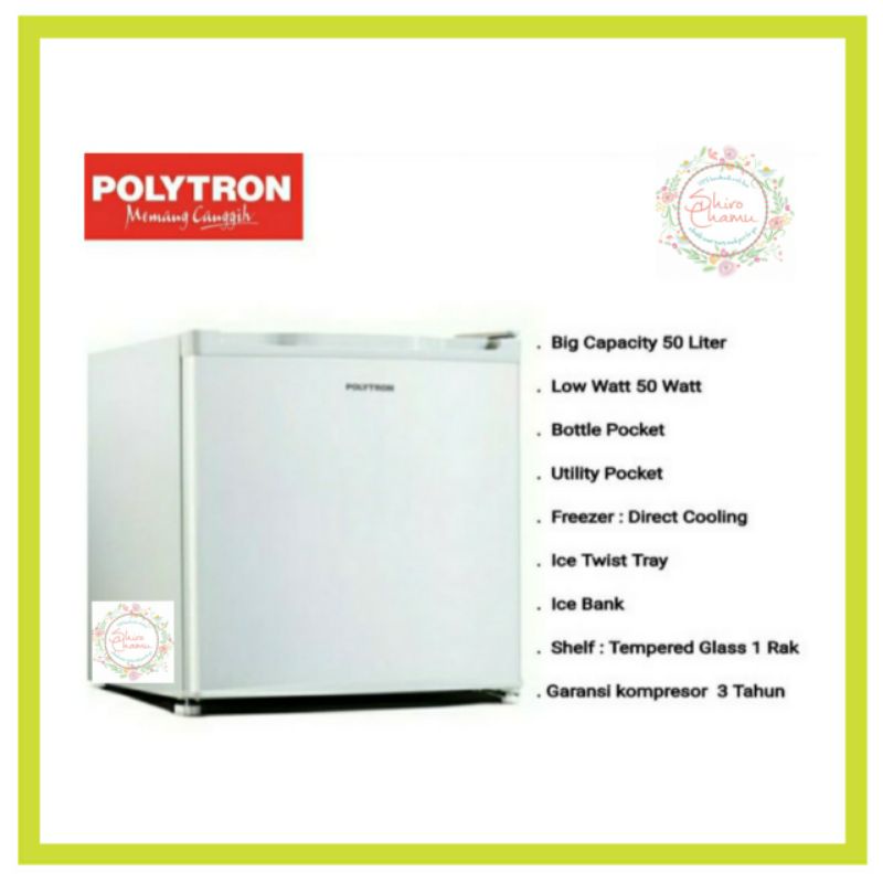 Jual Polytron Mini Bar PRH 50 Kulkas Mini Refrigerator 50L 50 Liter ...
