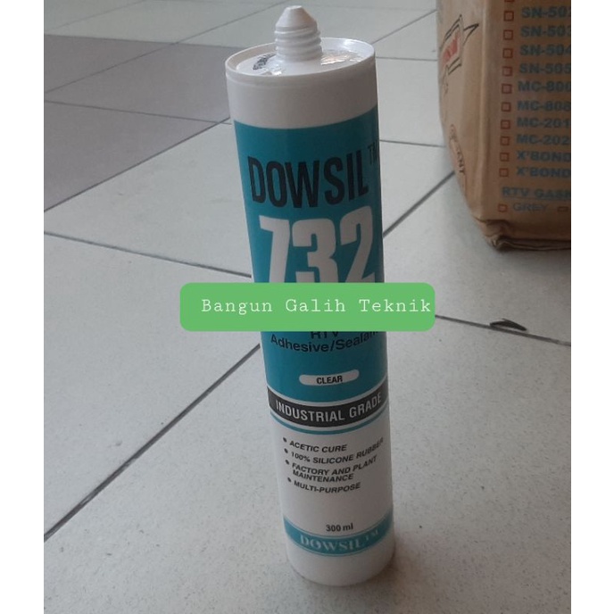 Jual Dowsil 732 Rtv silicone Sealant clear | Shopee Indonesia