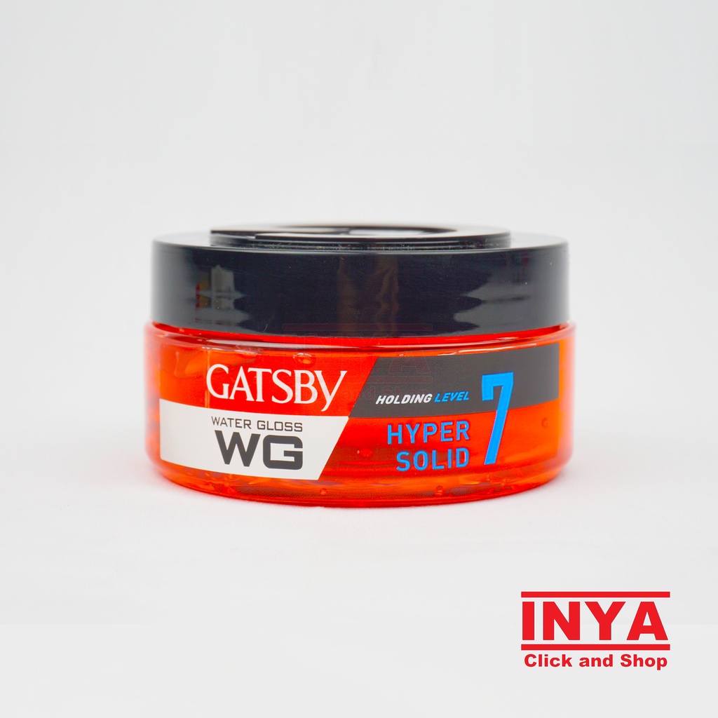 Jual GATSBY WG WATER GLOSS HYPER SOLID LEVEL 7 HAIR GEL 75gr | Shopee ...