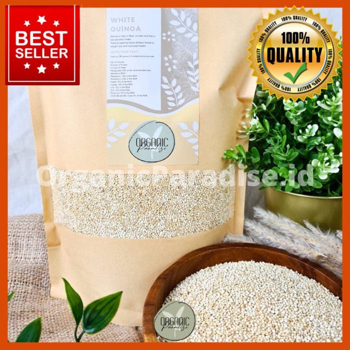 Jual Organic White Quinoa 500gr Premium Quality | Shopee Indonesia