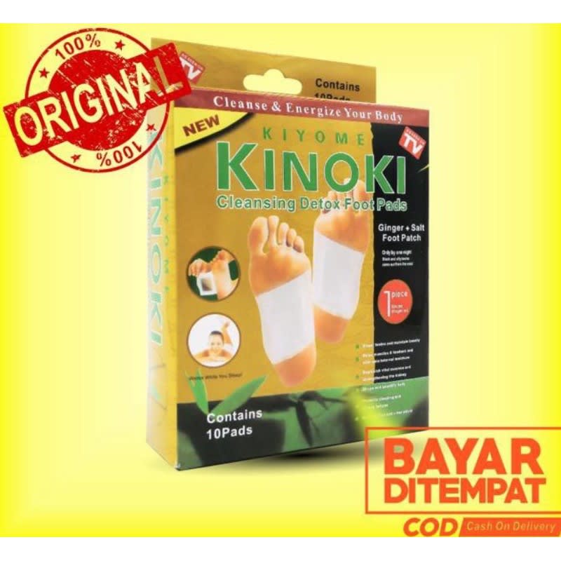 Jual KINOKI Kiyome Detox Foot Pads Kaki Koyo 1 Box isi 10 Pcs | Shopee ...