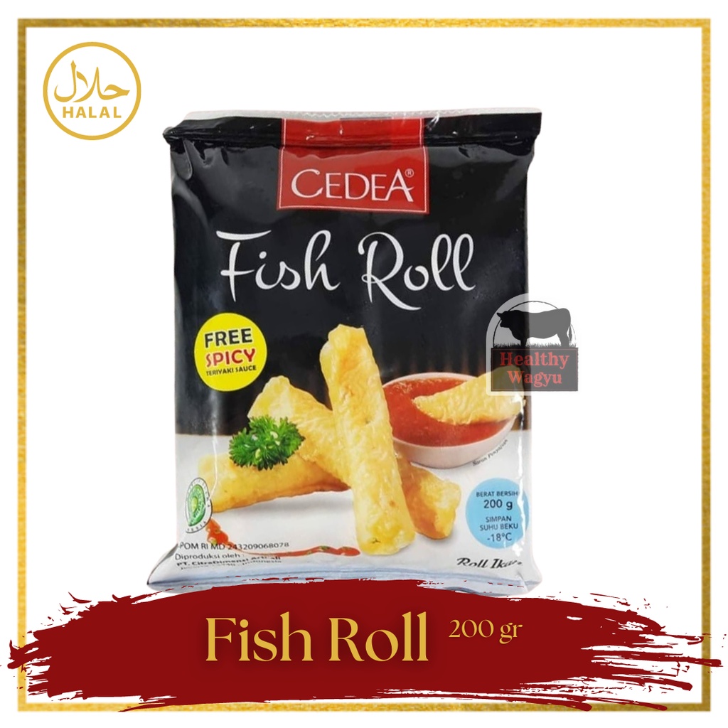 Jual Cedea Fish Roll Ikan Gulung Kekkian 200gr Healthy Wagyu | Shopee ...