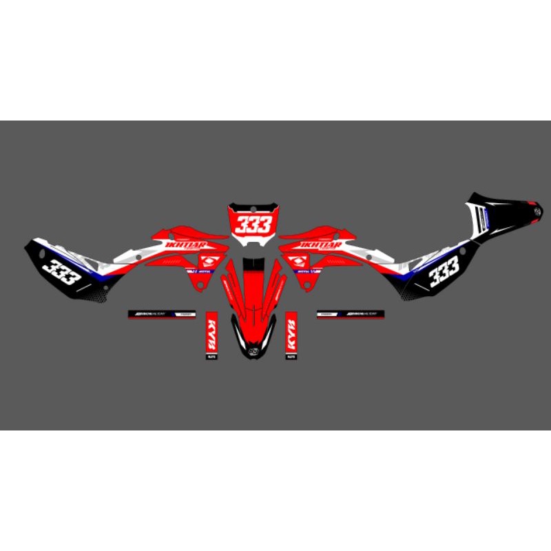 Jual DECAL KLX GORDON BODY GORDON FULL BODY FULL PRINT FULL BLOCK TIPE ...