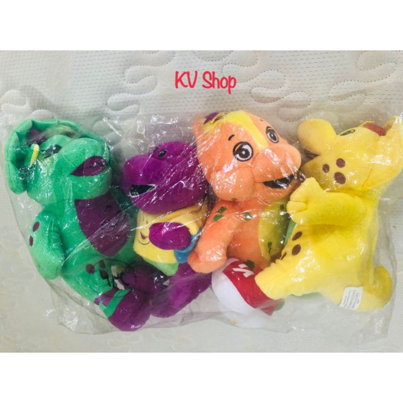 Jual Boneka Barney & Friends 1 set isi 4pcs | Shopee Indonesia