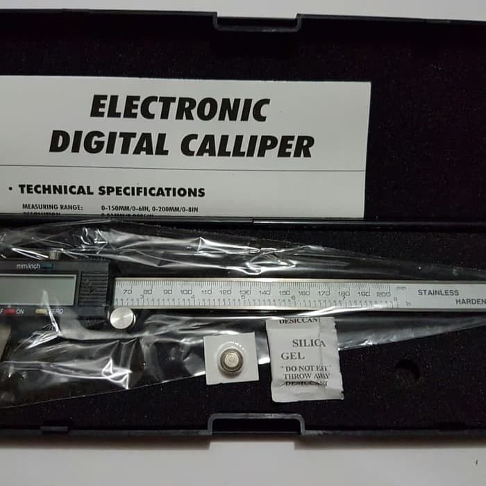 Jual Digital Calipers 8"Jangka Sorong - Sigmat Digital 0 - 200 mm | Shopee Indonesia