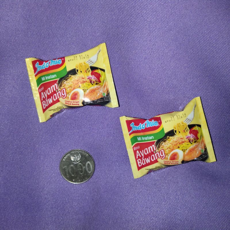 Jual Magnet Kulkas Bentuk Snack Miniature - Indomie Ayam Bawang ...