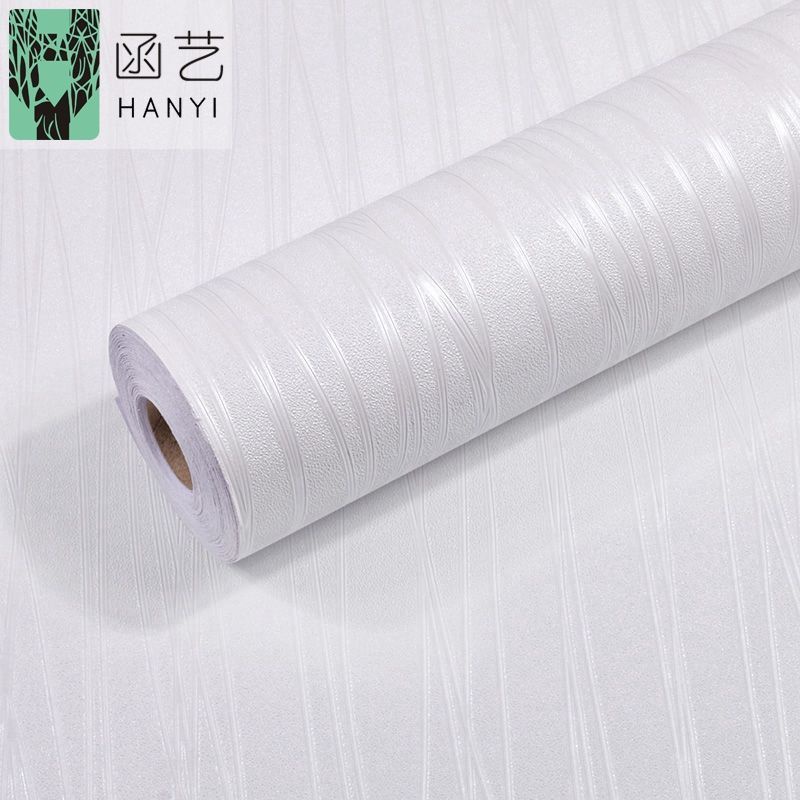 Jual Wallpaper Dinding Putih Polos Bertekstur Salur Mewah Elegan Premium | Shopee Indonesia