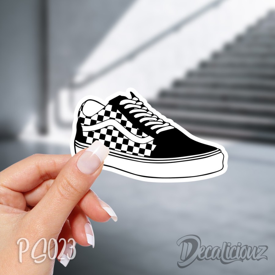 Jual Sticker/stiker Printing Vinyl ‘Vans Checkerboard’ Laptop, Tumbler ...