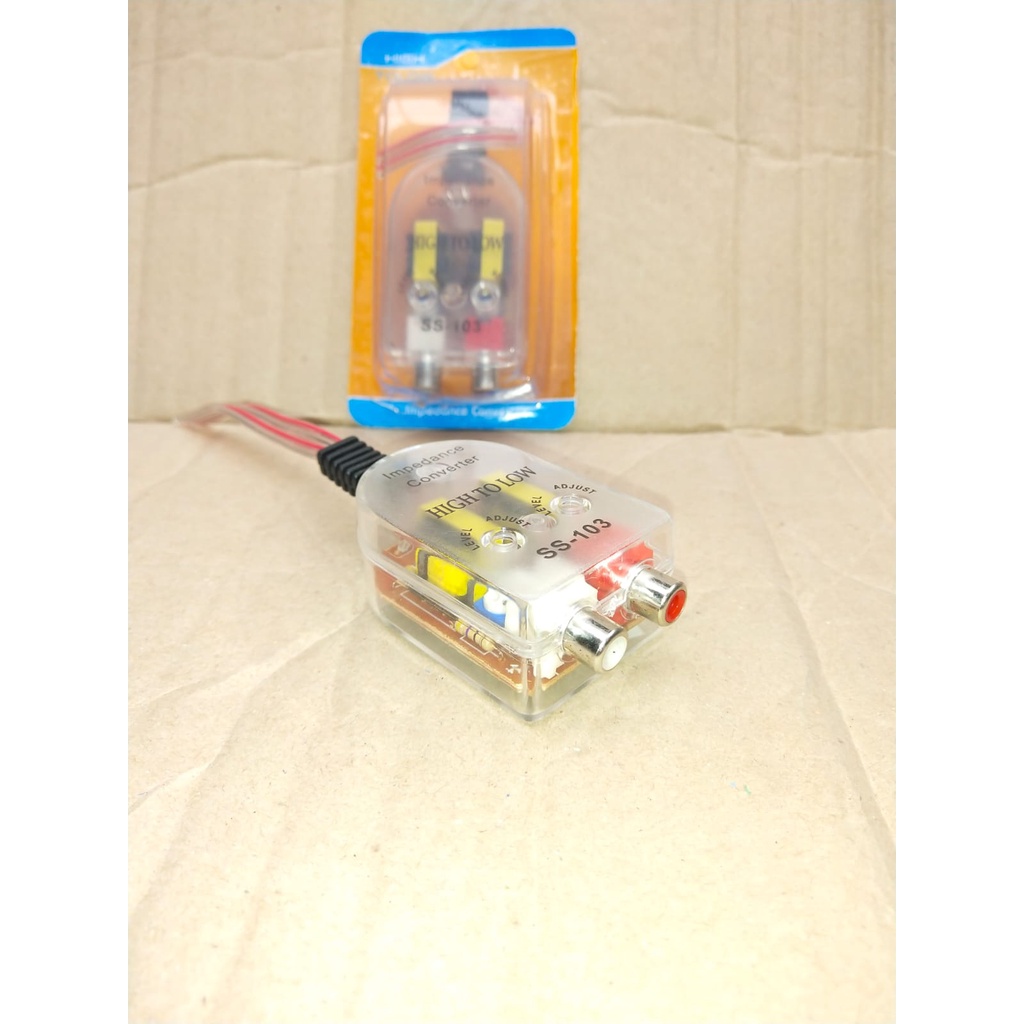 Jual Adaptor RCA / Audio converter Adaptor converter rca high to low ...