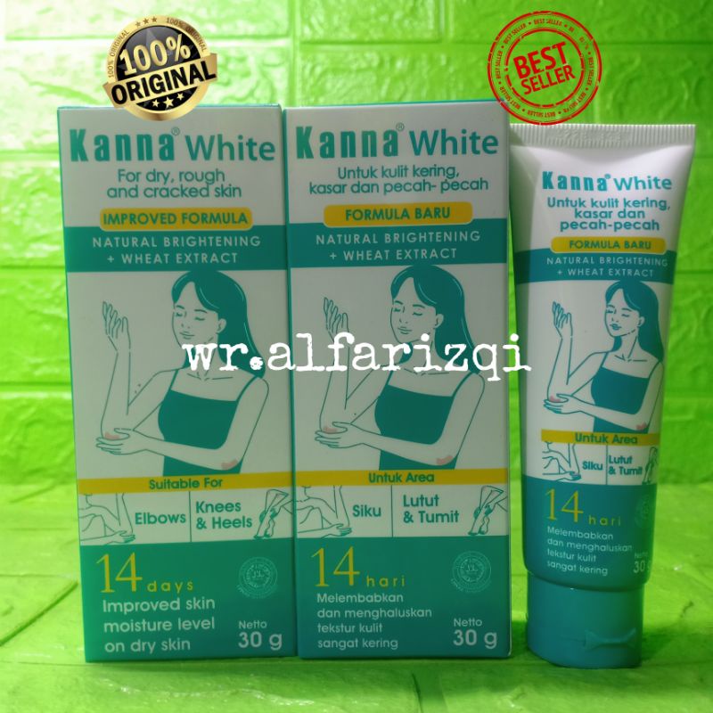 Jual Kanna White 30g / Kana / Untuk Kulit Kering Kasar & Pecah Pecah / KANNA WHITE | Shopee ...