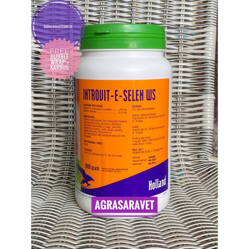 Jual INTROVIT E SELEN WS 1 kg (vit e selenium penambah produktivitas ...