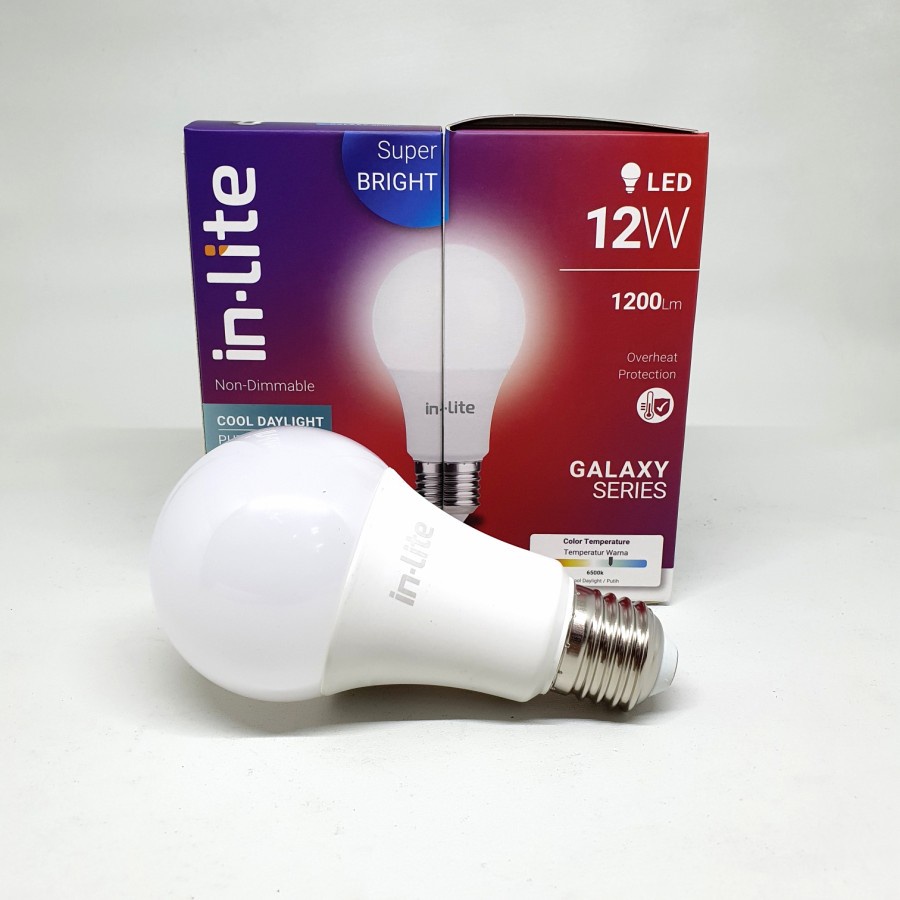 Jual Bohlam LED IN LITE Lampu Led Bulb INLITE LED Bulb Lampu Murah Bergaransi 12W 12 W 12Watt 12 ...