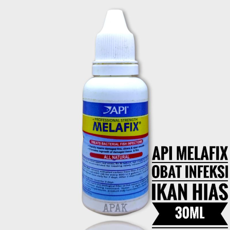 Jual Api Melafix 30ml original obat infeksi stress ikan hias cupang 30 ...