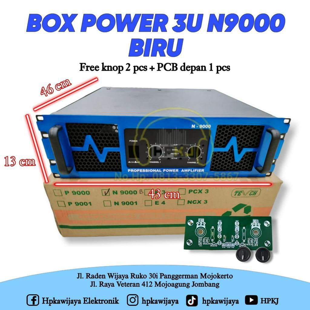 Jual BOX POWER AMPLIFIER N9000 3u BIRU box power 3 u N 9000 n9000 biru | Shopee Indonesia
