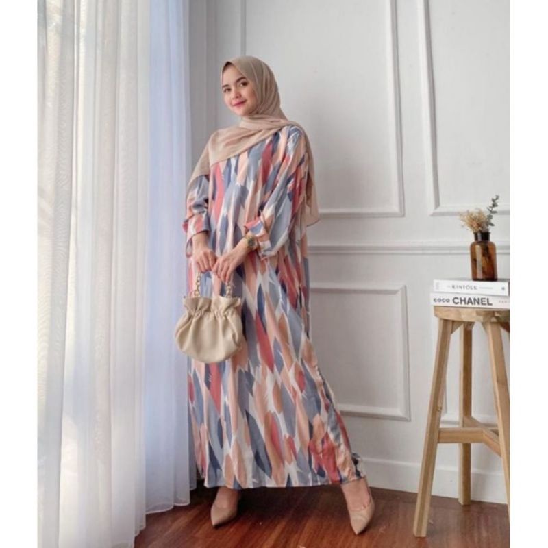 Jual daster lengan panjang LD 120 bawah mata kaki, viral kekinian, busui terlaris ARBANI ...