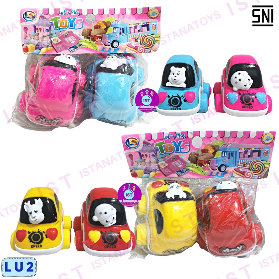 Jual COM Mainan Anak Mobil Mobilan isi 2pc LU 2 | Shopee Indonesia