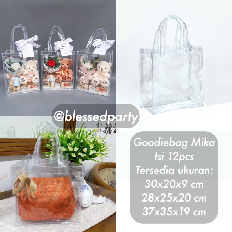 Jual ANTI JEBOL isi 12 Goodiebag Mika Bening Premium | Tas Bening | Tas ...