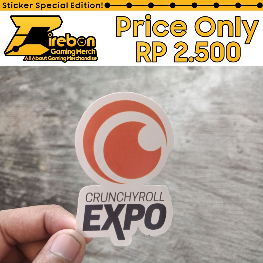 Jual Sticker Stiker Crunchyroll Expo | Shopee Indonesia