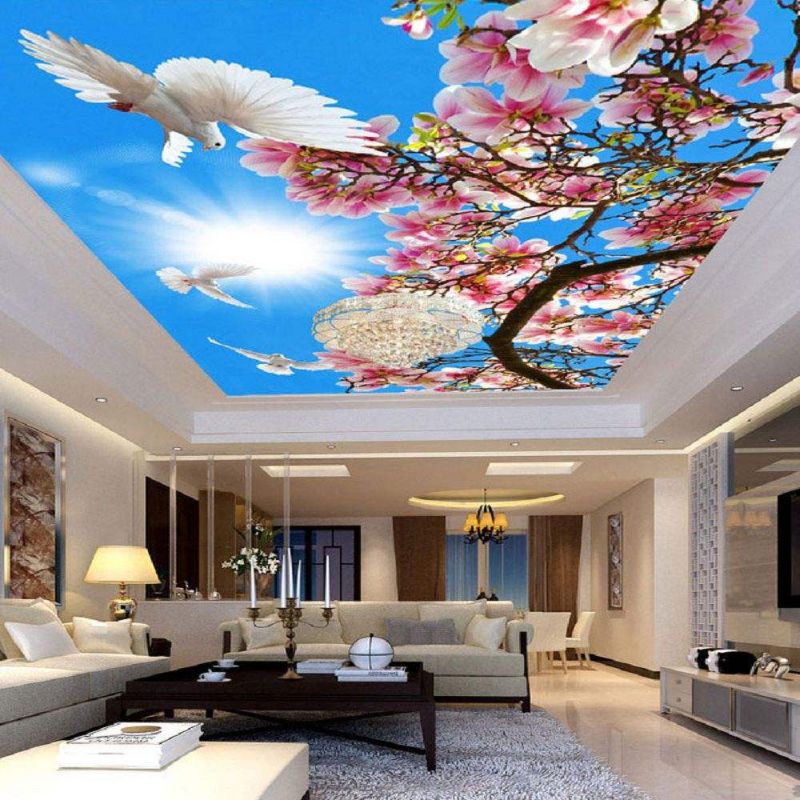 Jual Wallpaper 3D Custom Motif Plafon Awan Katalog 3 | Shopee Indonesia