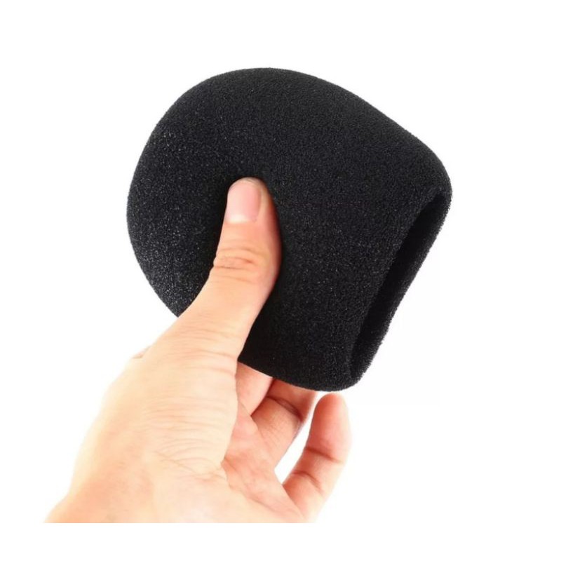 Jual busa spon mic mikrofon microphone condenser kondenser besar jumbo ...
