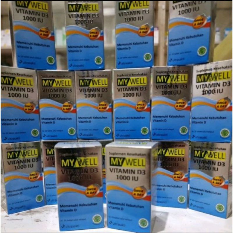 Jual My Well Vitamin D3 1000IU | Shopee Indonesia
