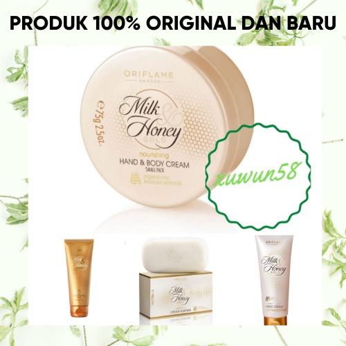 Jual Milk & Honey Gold Nourishing Hand Cream/Soap Bar/Sugar Scrub 75 gram /Hand & Body Cream ...