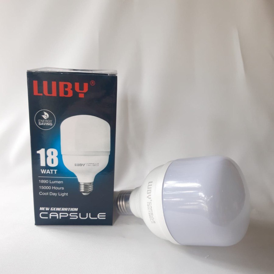 Jual Lampu LED Luby Capsule 18 Watt 18W Cahaya Putih | Shopee Indonesia