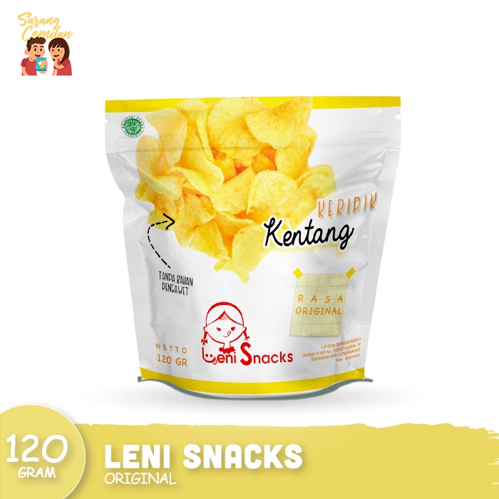 Jual Leni Snacks - Keripik Kentang rasa Original | Shopee Indonesia