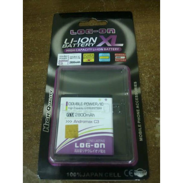 Jual Smartfren Andromax C3 Baterai Double Power Log On | Shopee Indonesia