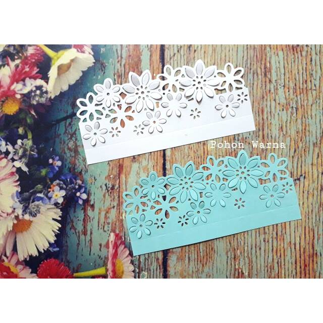 Jual 11. Scrapbook Border Bunga | Shopee Indonesia