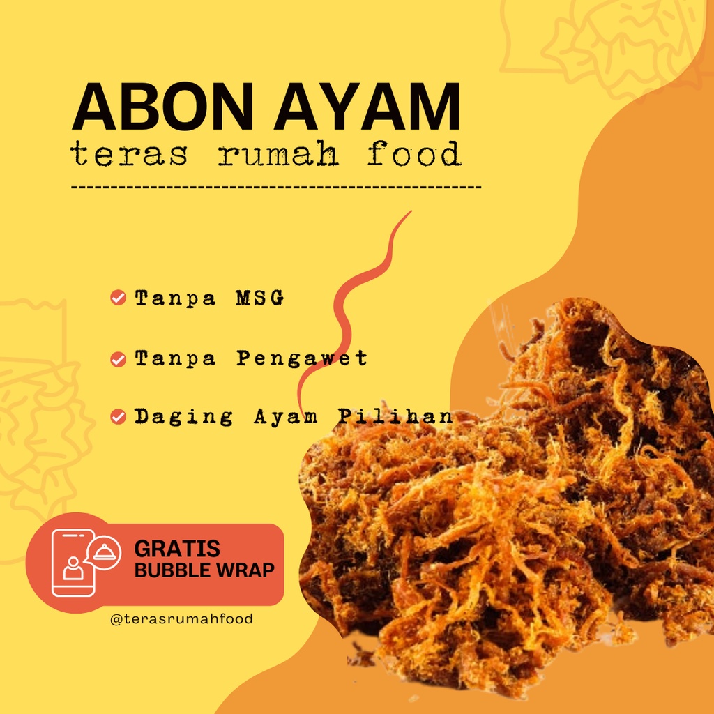 Jual Abon Ayam / abon ayan tanpa MSG / Abon Ayam Tanpa Pengawet / abon ...