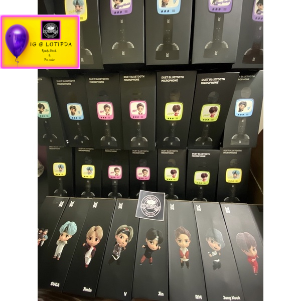 Jual READY - BTS TinyTAN Duet Bluetooth Microphone –BTS Bluetooth Microphone Bluetooth Speaker ...