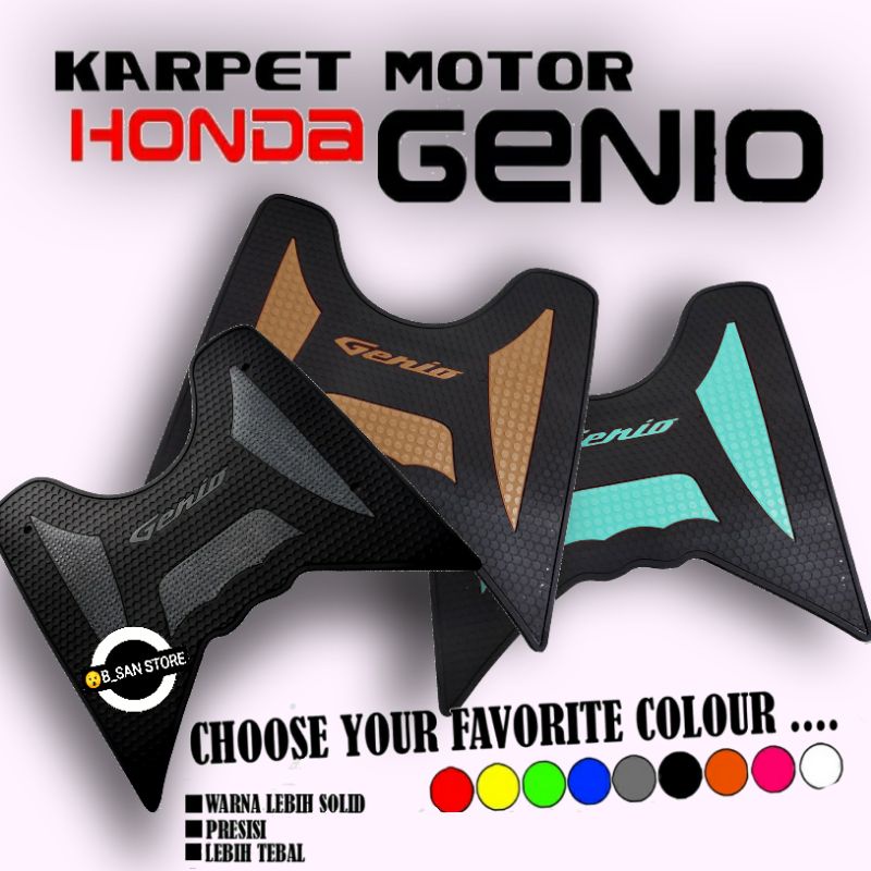 Jual Karpet Motor |Genio | Karpet Genio | Step floor Genio | Aksesoris ...