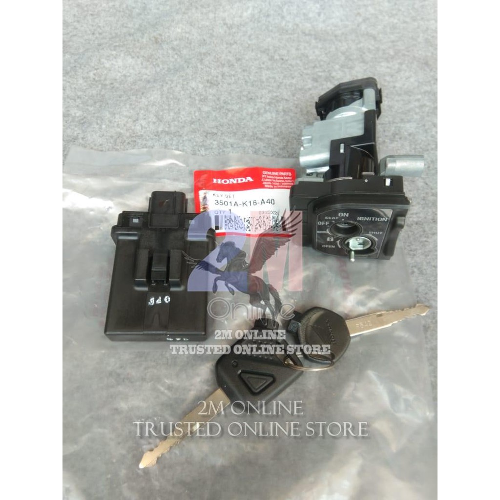 Jual 2m KEY SET KUNCI KONTAK ALL NEW SCOOPY ESP REMOTE ORI AHM 3501A ...