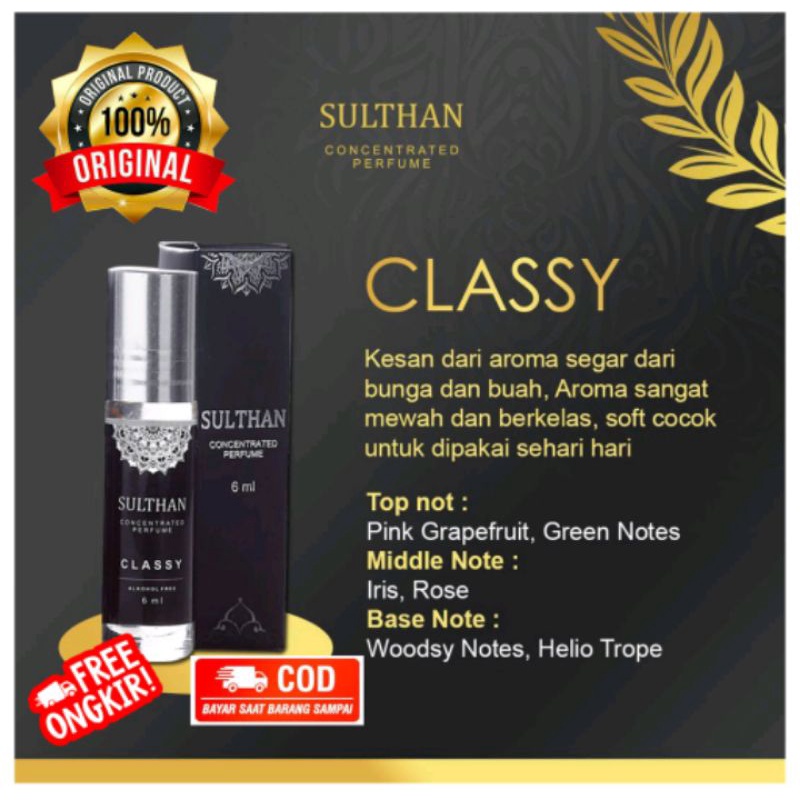 Jual Parfum Sultan Classy Tahan Lama Tanpa Alkohol Parpum Ibadah ...