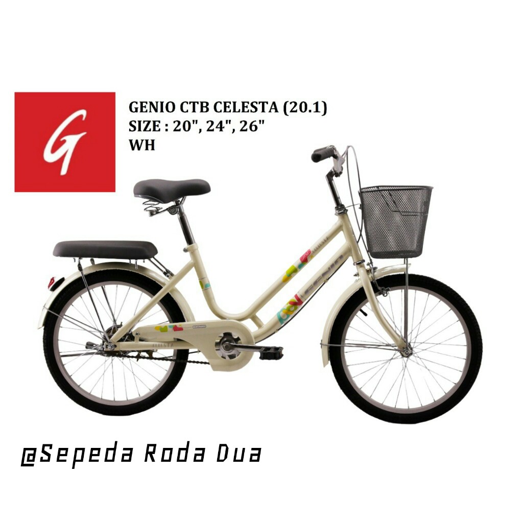 Jual Sepeda CTB 26" Genio Celesta (20.1) | Shopee Indonesia