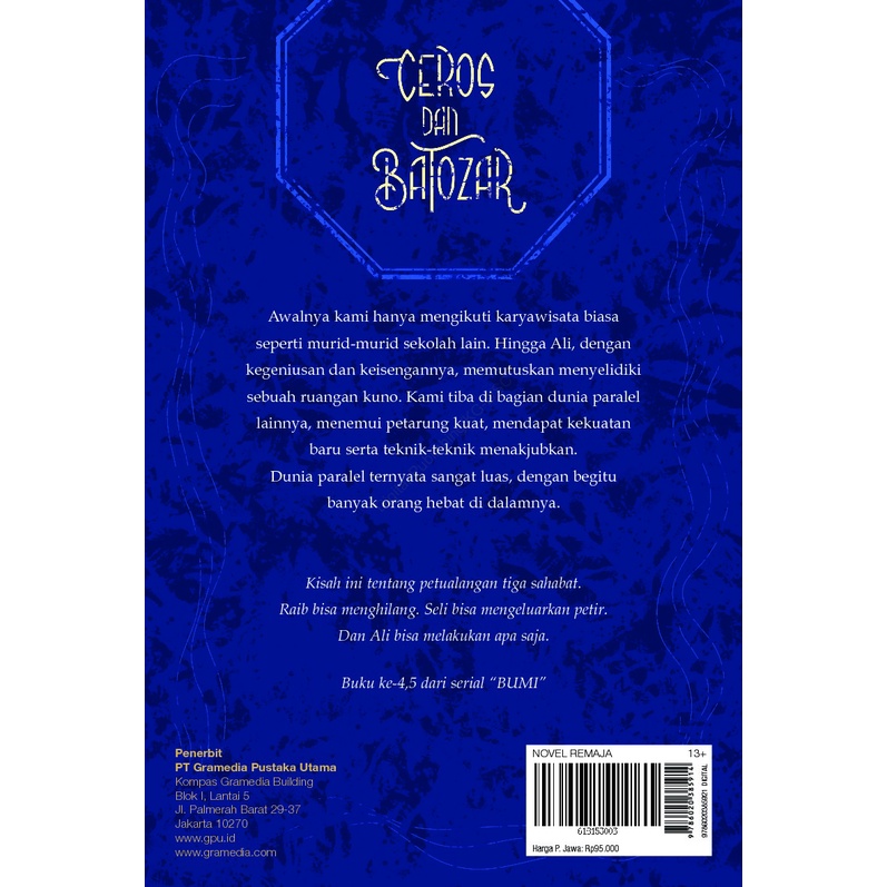 Jual Buku Novel Ceros dan Batozar (Serial Bumi 4,5) Tere Liye (Best ...