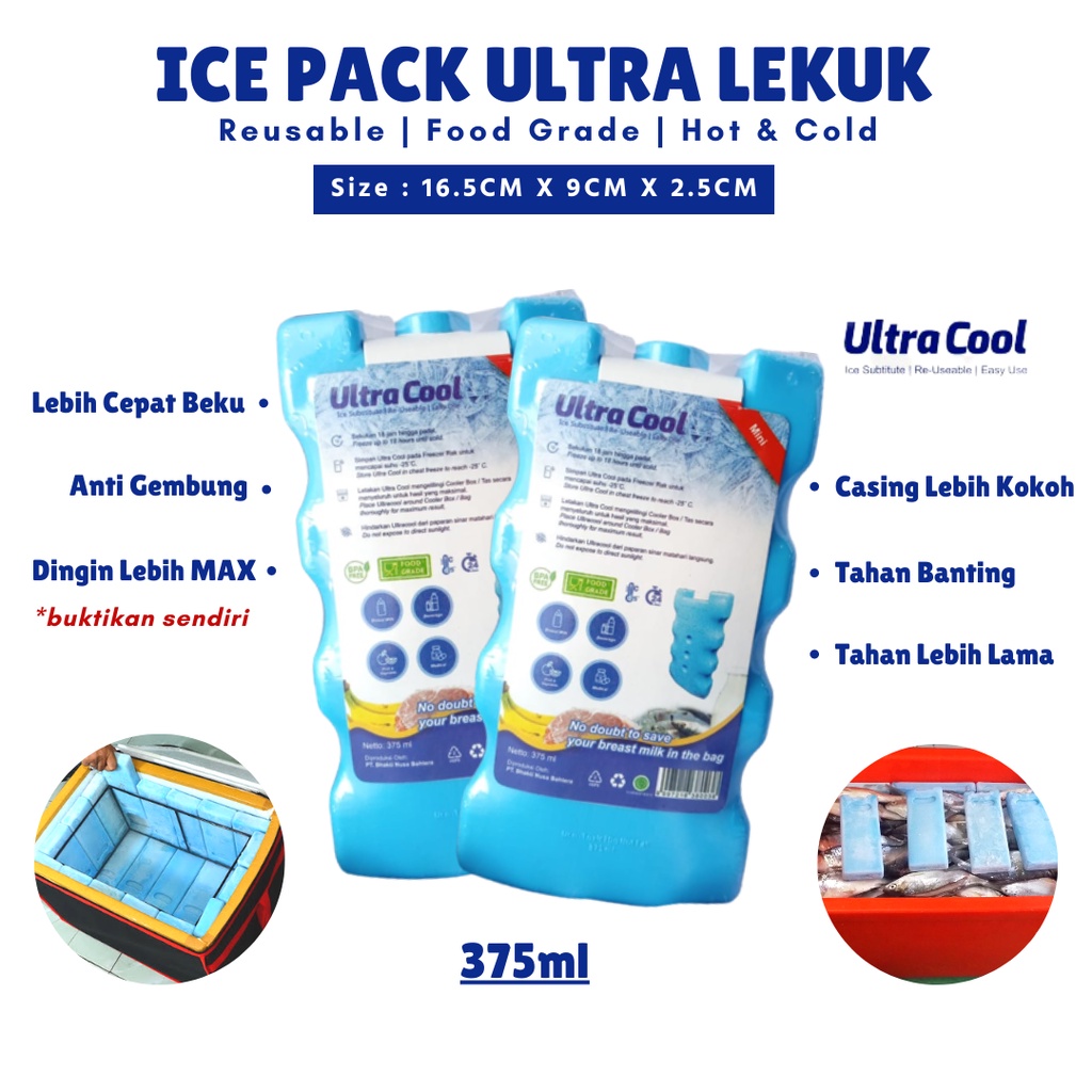 Jual Ice Pack ASIP Pabrik Ice Pack Blue Ice Pengawet Es Krim BISA COD ...
