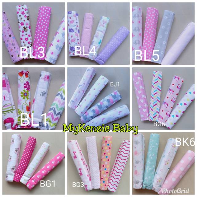 Jual Baby Of Mine 4Pcs Kain Bedong Bayi ukuran 75x100cm Bahan Kain ...