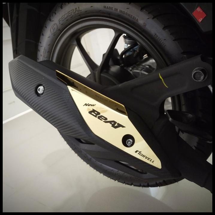 Jual New Honda Beat 2020 2021 - Garnish Cover Knalpot Muffler Cover ...