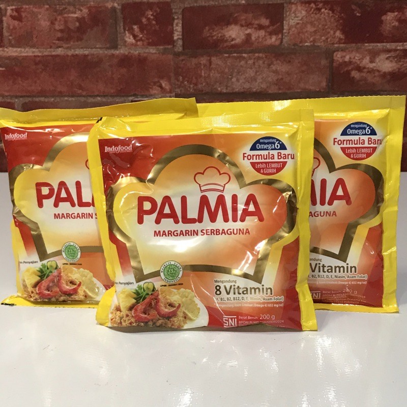 Jual Palmia Margarin Serbaguna 200gr / Palmia Margarine Serbaguna 200gr ...
