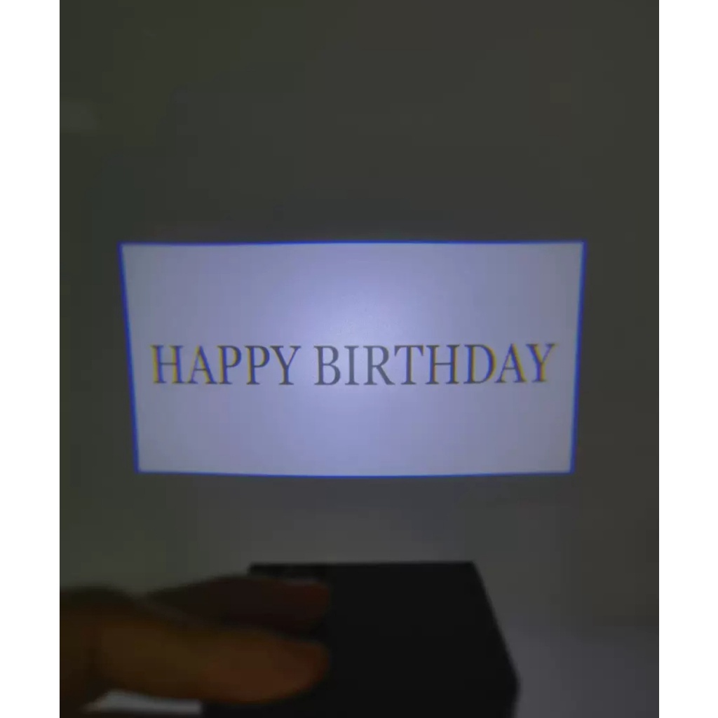 Jual Happy Birthday Projection Proyektor Mini Ulang Tahun Happy ...