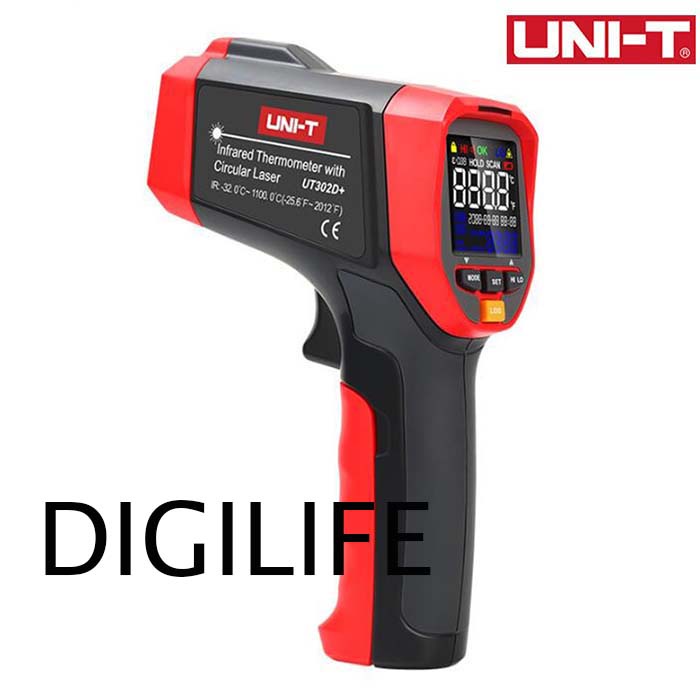 Jual Infrared Thermometer UNI-T UT302D+ Gun Termometer UNIT Termogun UT302D UNI T IR Thermo ...