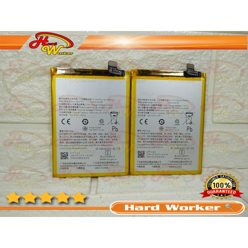 Jual Baterai Battery Batery Batre Original Oppo F11 CPH1913 BLP707 BLP ...