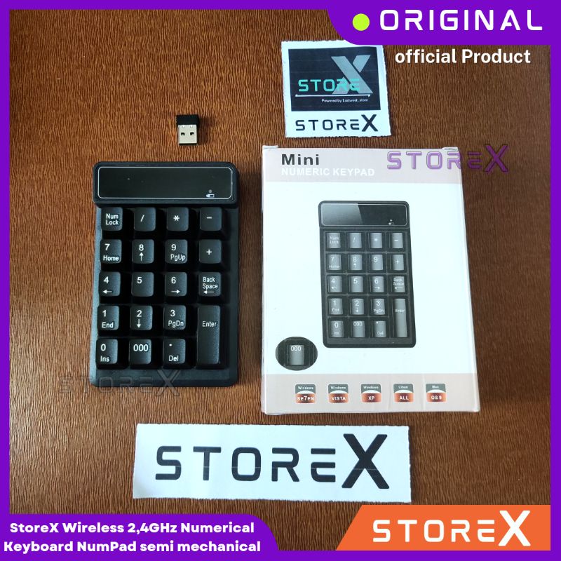 Jual Keyboard Numeric Angka Keypad Numpad Angka USB Wireless 2.4GHz ...