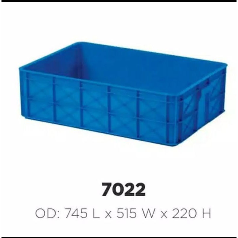 Jual P74xL51xT22 Box Container Rabbit 7022 Keranjang Industri Plastik ...