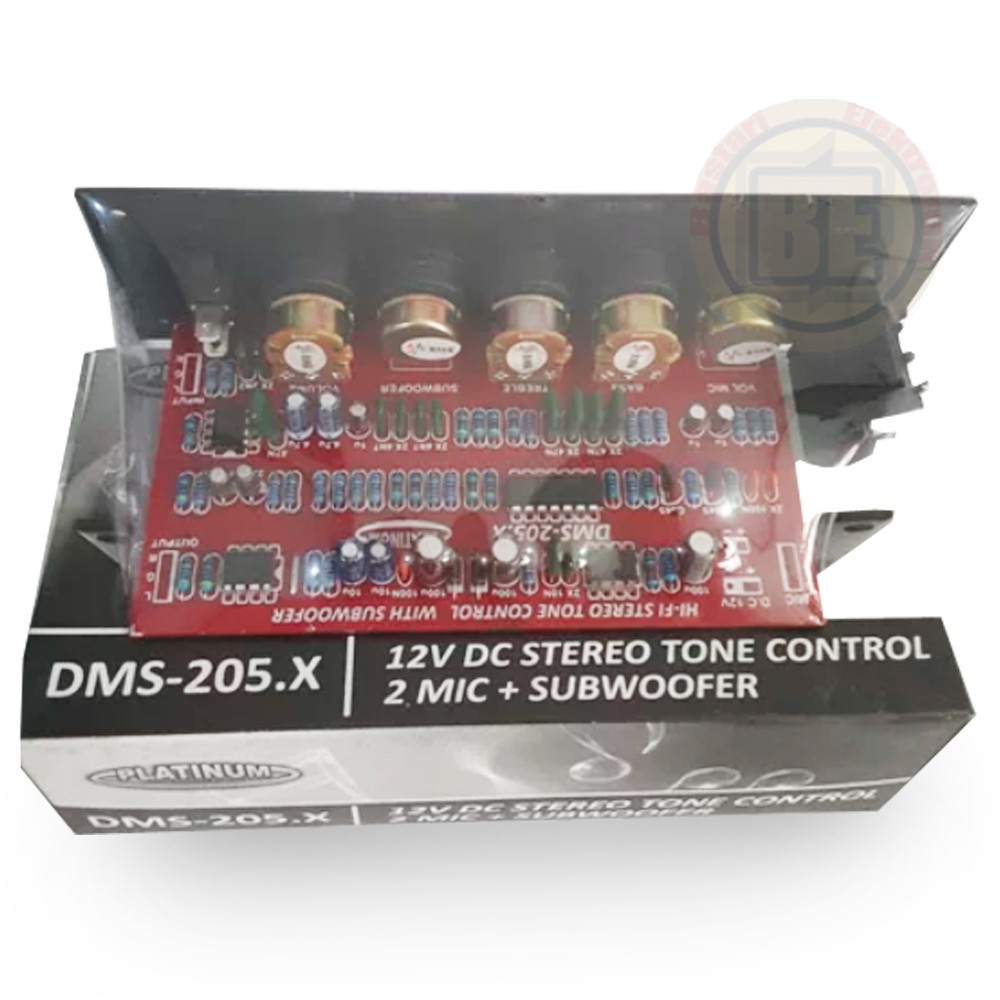 Jual Tone Control DMS-205X Stereo 12VDC Plus Subwoofer dan 2 Mic ...